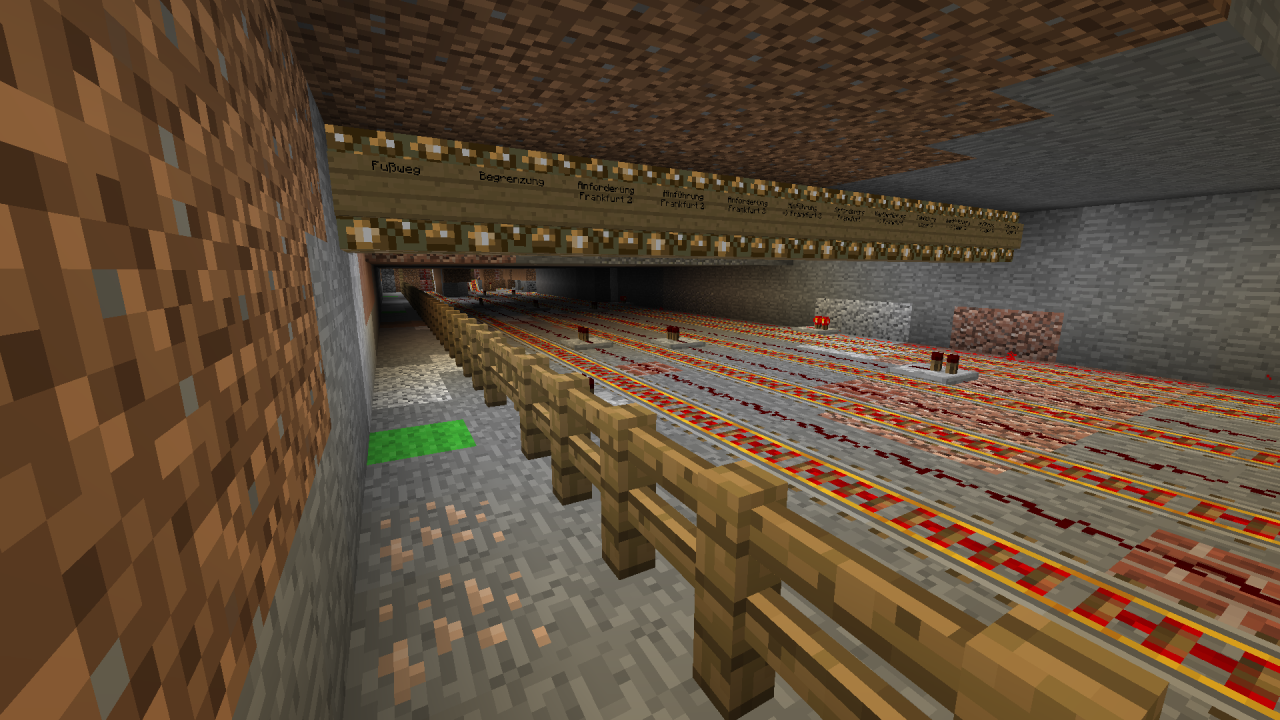 Redstone-World: Trains // Redstone-Map: Bahn Minecraft Map