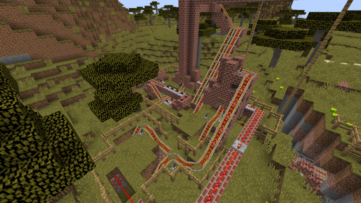 Redstone-World: Trains // Redstone-Map: Bahn Minecraft Map