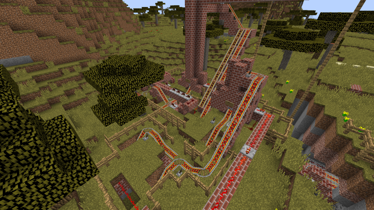 Redstone-World: Trains // Redstone-Map: Bahn Minecraft Map