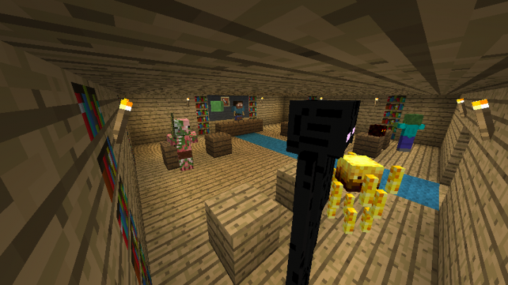 Minecraft Monsters School Map Minecraft Project