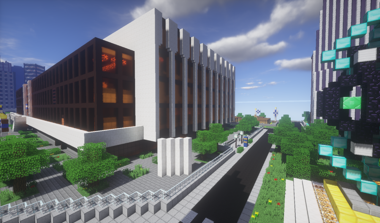 Administration Building (Donald E. Barton Building) Minecraft Map