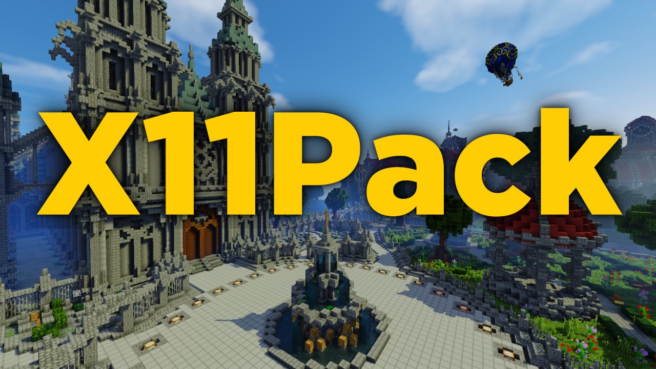 X11Pack | Simple 16x16 Pack | 3D Models Minecraft Texture Pack