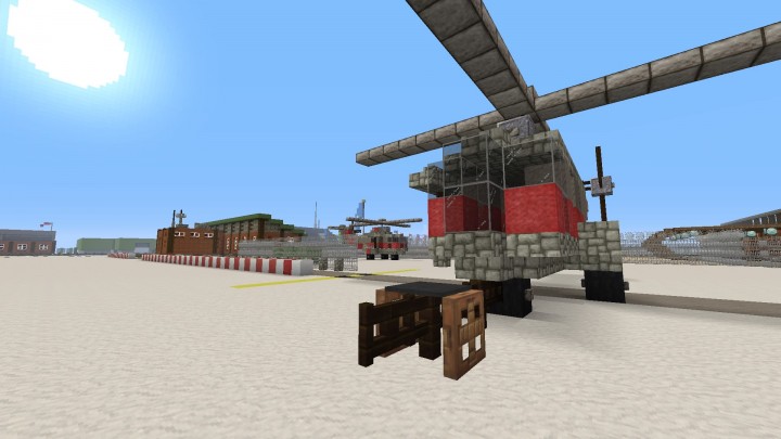 Scorpont Design | SHD001 "Kingfisher | Helicopter Minecraft Map