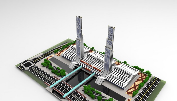 Convention and Exhibition Center, Midtown City of VotMaf Minecraft Map