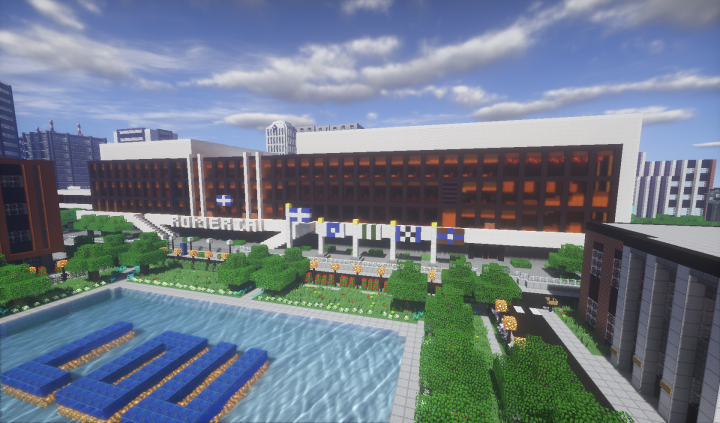Administration Building (Donald E. Barton Building) Minecraft Map
