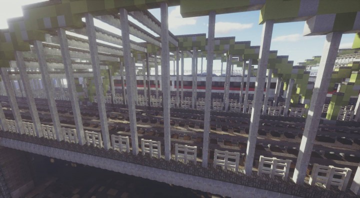 REALISTIC Train Depot Minecraft Map