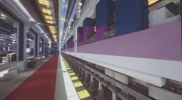 REALISTIC Train Depot Minecraft Map