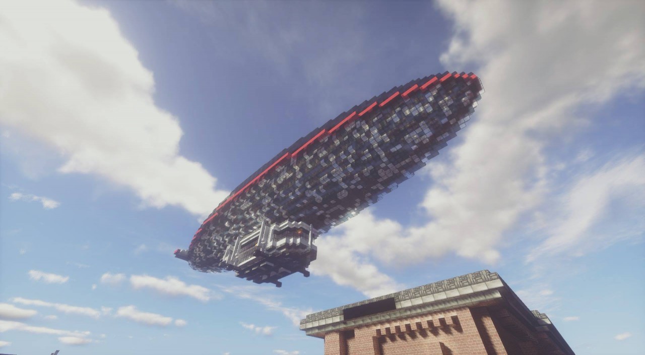 Modern Blimp / Zeppelin Minecraft Map