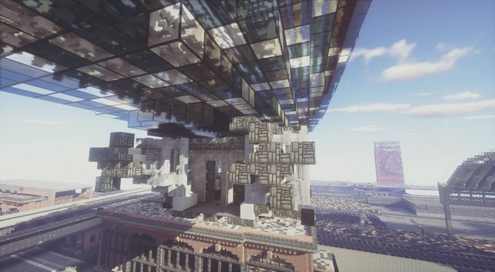 Modern Blimp / Zeppelin Minecraft Map
