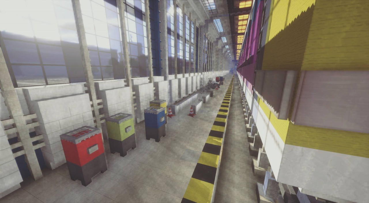 REALISTIC Train Depot Minecraft Map