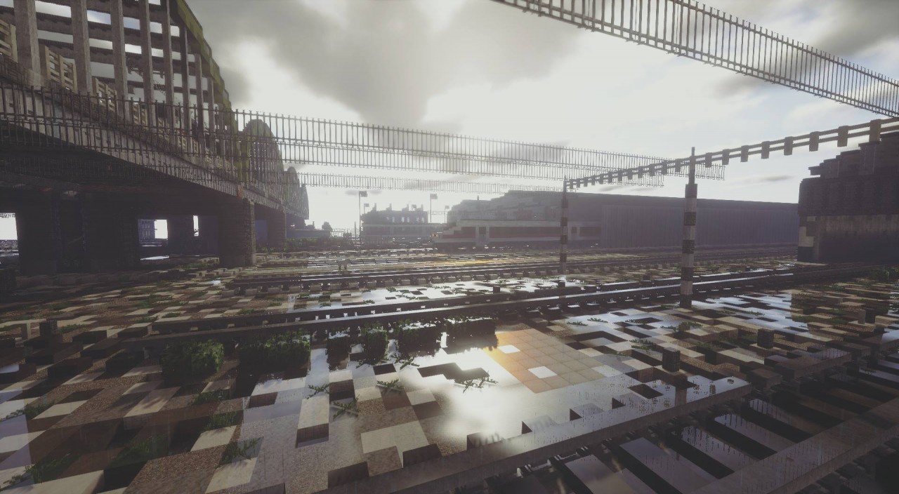 REALISTIC Train Depot Minecraft Map