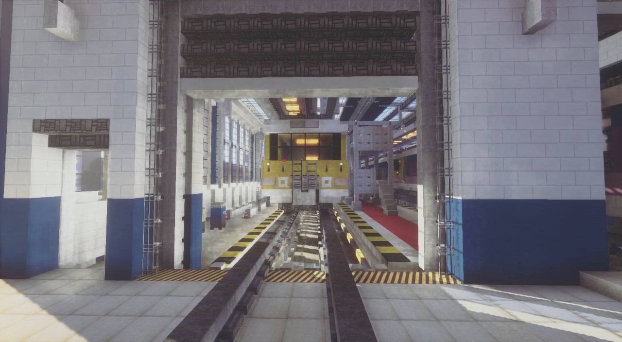 REALISTIC Train Depot Minecraft Map