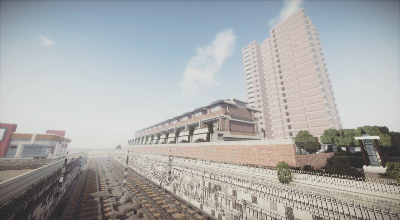 Realistic London-inspired Street Minecraft Map