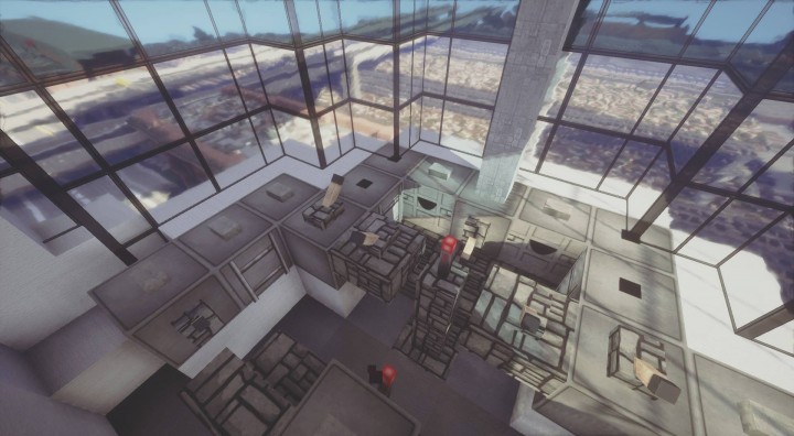 Modern Blimp / Zeppelin Minecraft Map