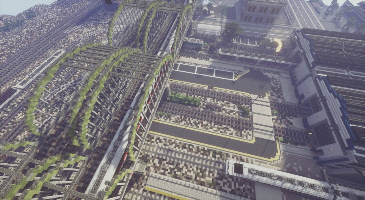 REALISTIC Train Depot Minecraft Map