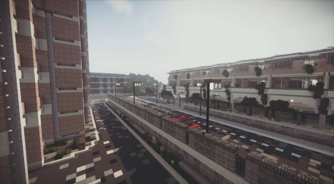 Realistic London-inspired Street Minecraft Map