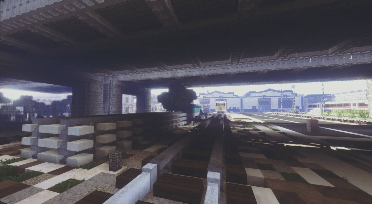 REALISTIC Train Depot Minecraft Map