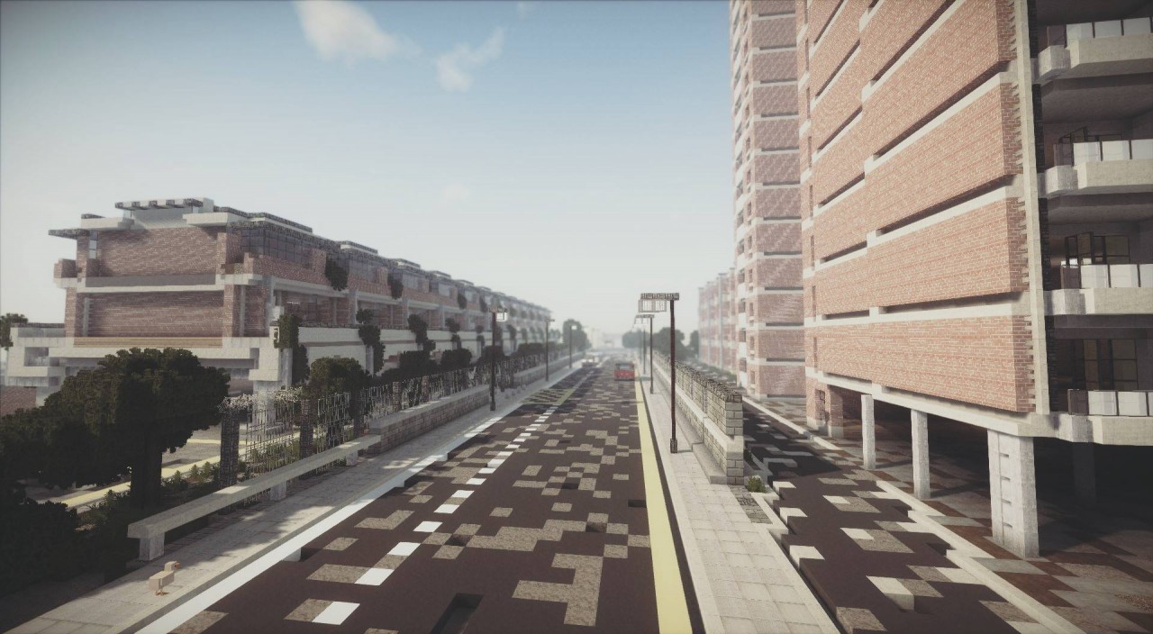 Realistic London-inspired Street Minecraft Map