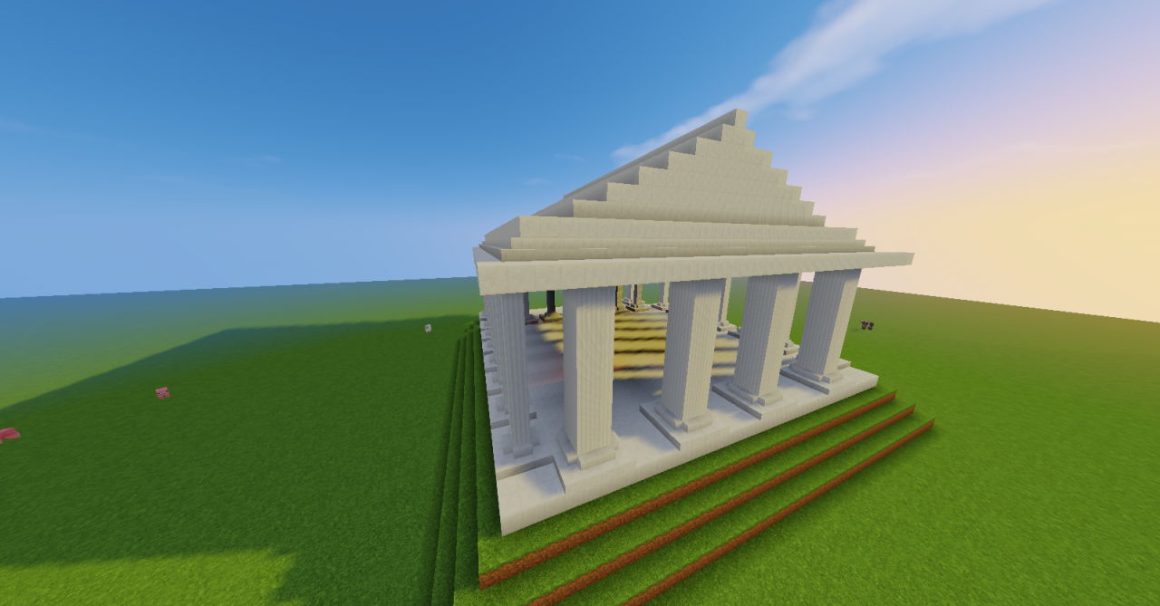 Minecraft Greek Temple And Greek Ship Minecraft Map