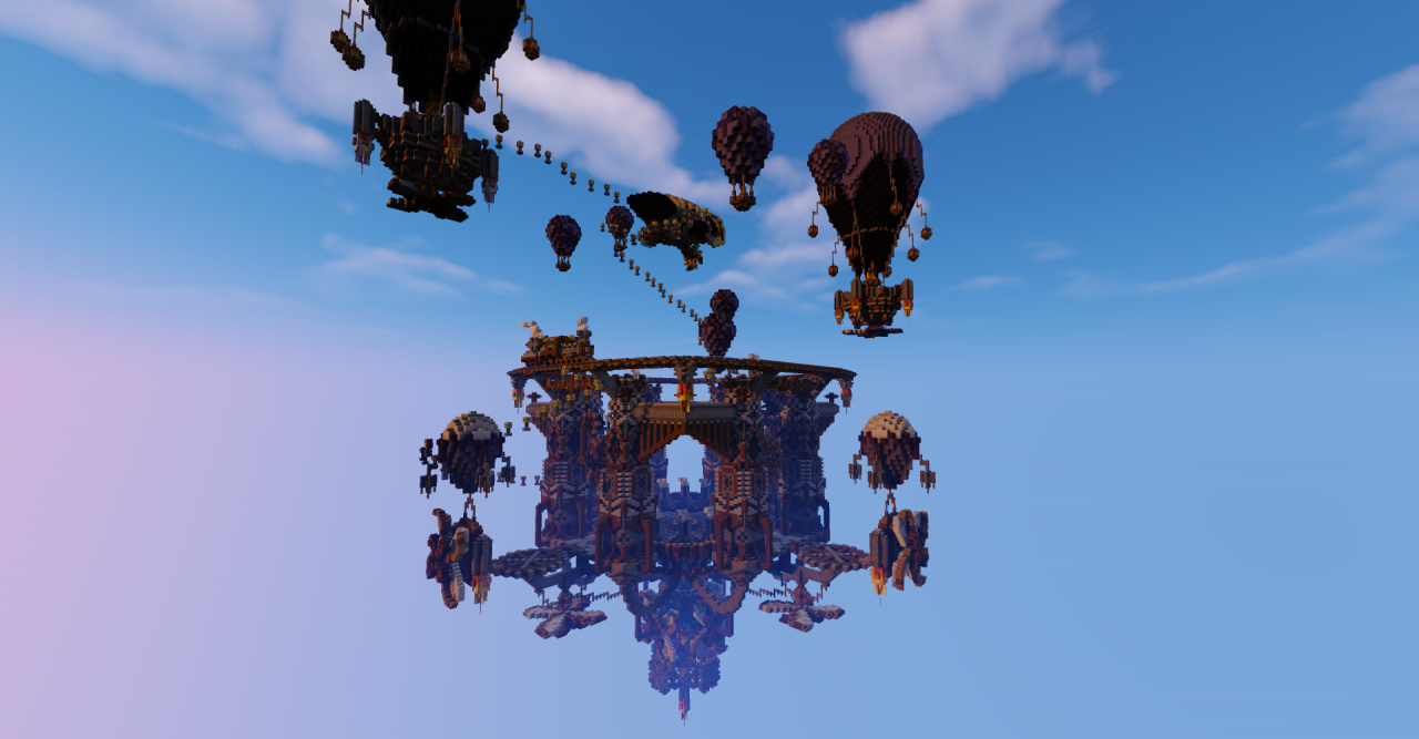 Steampunk lobby Minecraft Map
