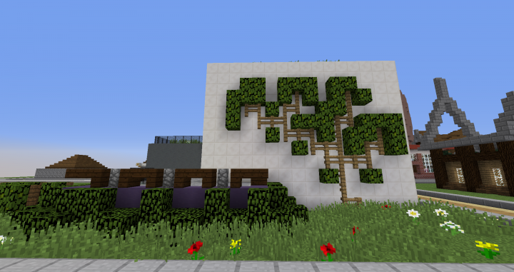 Modern House w/ Garage Minecraft Map