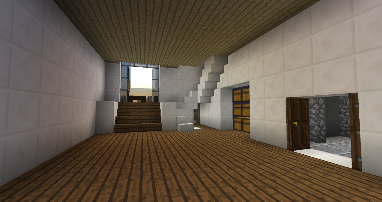 Modern House w/ Garage Minecraft Map