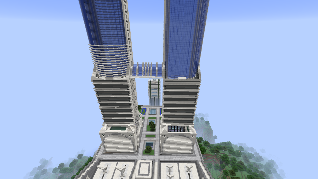 SoonCraft SciFi City - Sti9nsky One-man-megabuild Minecraft Map