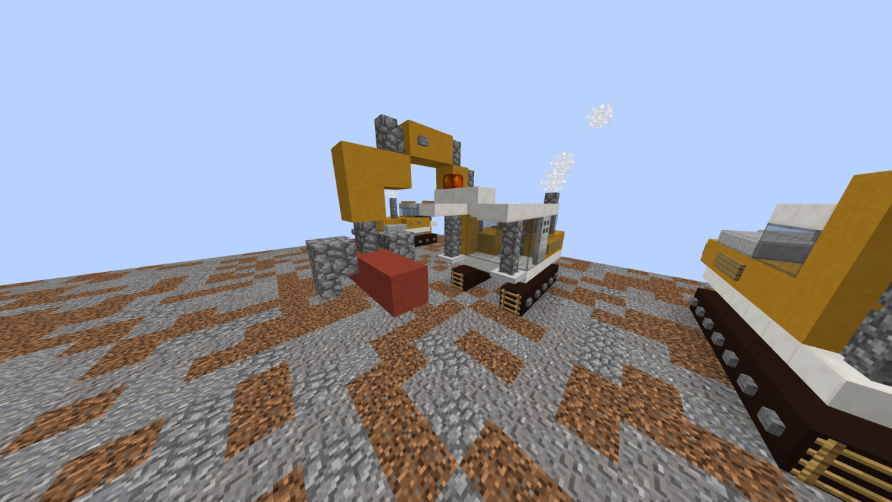 Construction Vehicles PACK Minecraft Map