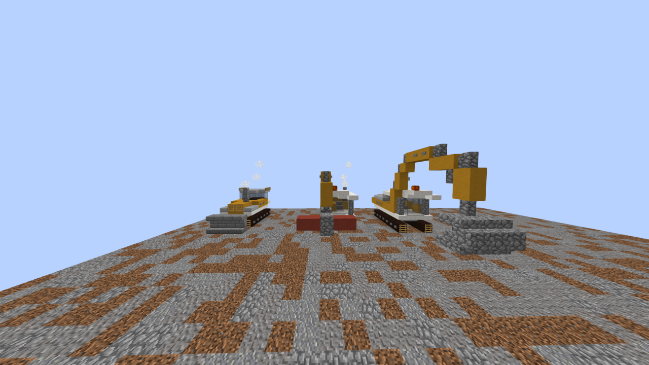 Construction Vehicles PACK Minecraft Map