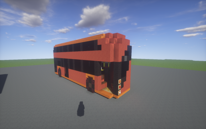 London New Routemaster doubledecker bus Minecraft Project