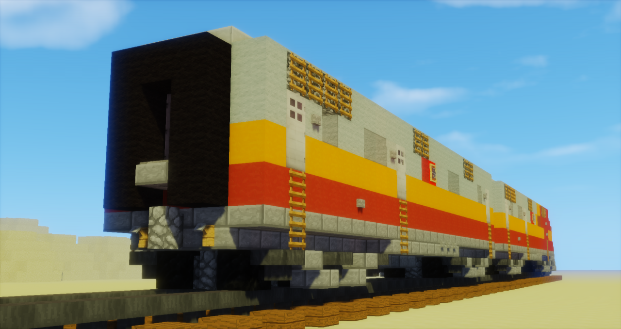 ATSF EMC E3A Diesel-Electric Locomotive Minecraft Map