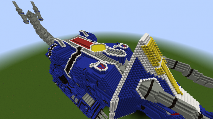 Power Rangers Blue Triceratops Dinozords Minecraft Map