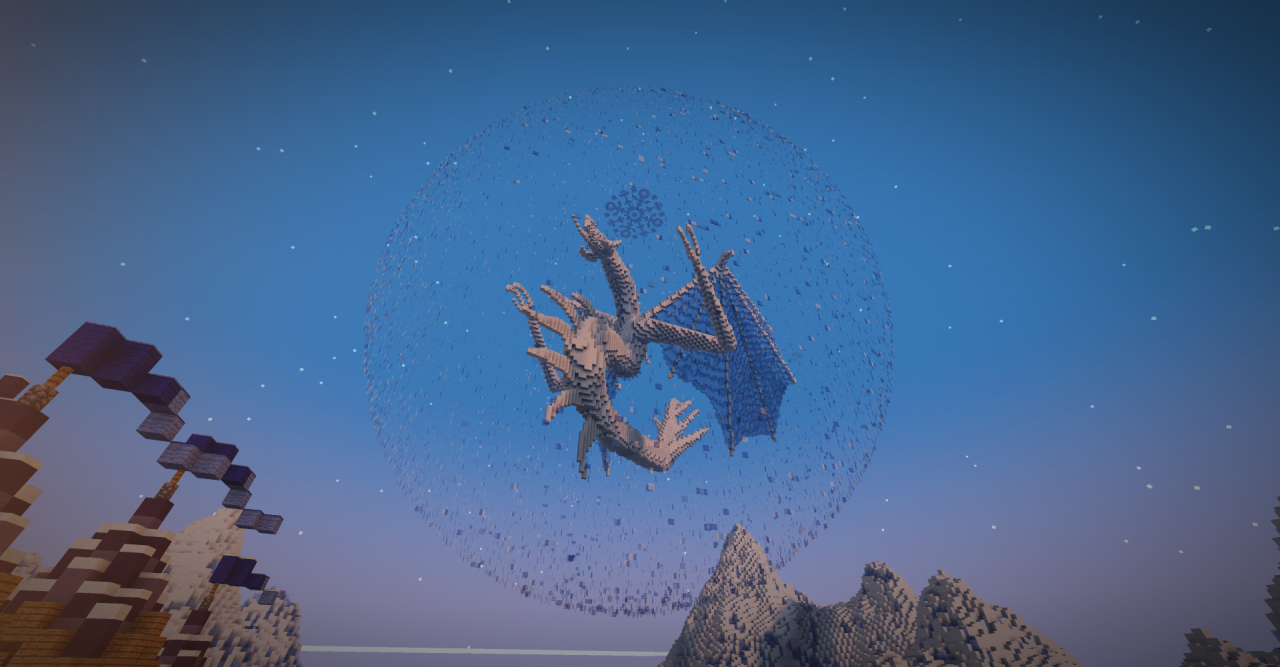 Ice Dragon Minecraft Map