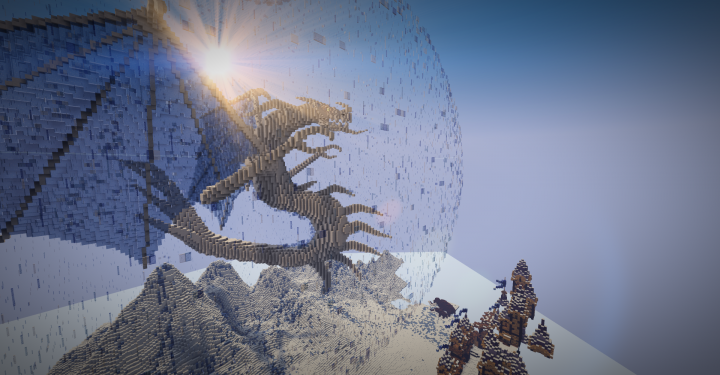 Ice Dragon Minecraft Map