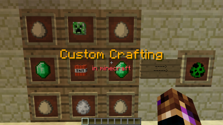 Custom Crafting in minecraft (no mods) Minecraft Map