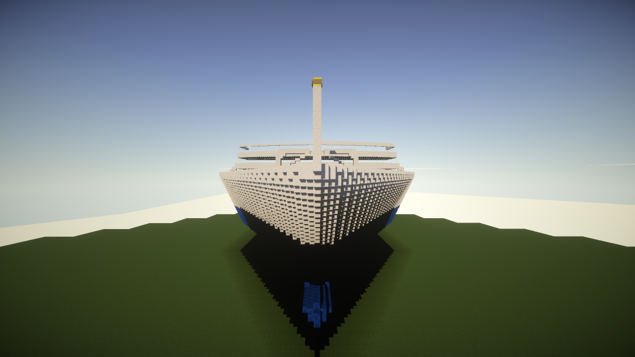 Huge Cruise Ship- 500 Blocks long! Minecraft Map