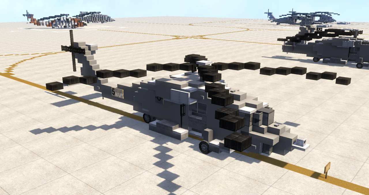 Sikorsky HH-60H Rescuehawk Minecraft Map