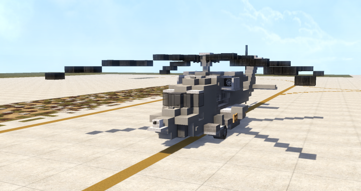 Sikorsky HH-60H Rescuehawk Minecraft Map