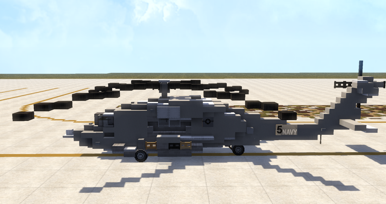 Sikorsky HH-60H Rescuehawk Minecraft Map