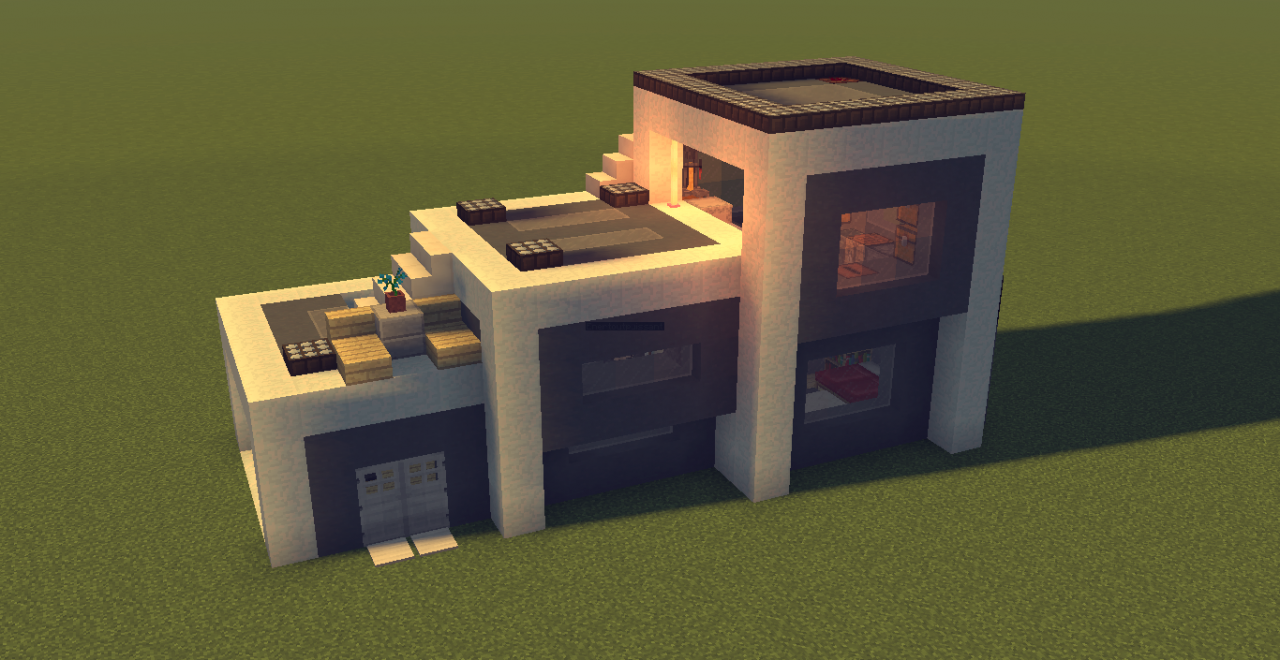 Modern house #1 (perfect base) Minecraft Map
