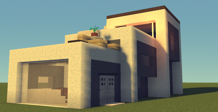 Modern house #1 (perfect base) Minecraft Map