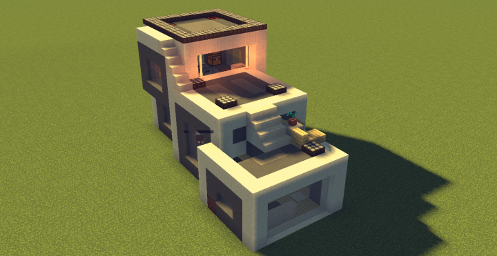 Modern house #1 (perfect base) Minecraft Map