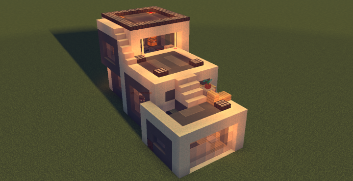 Modern house #1 (perfect base) Minecraft Map