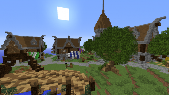 My First village me minecraftis build in 2015 Minecraft Map
