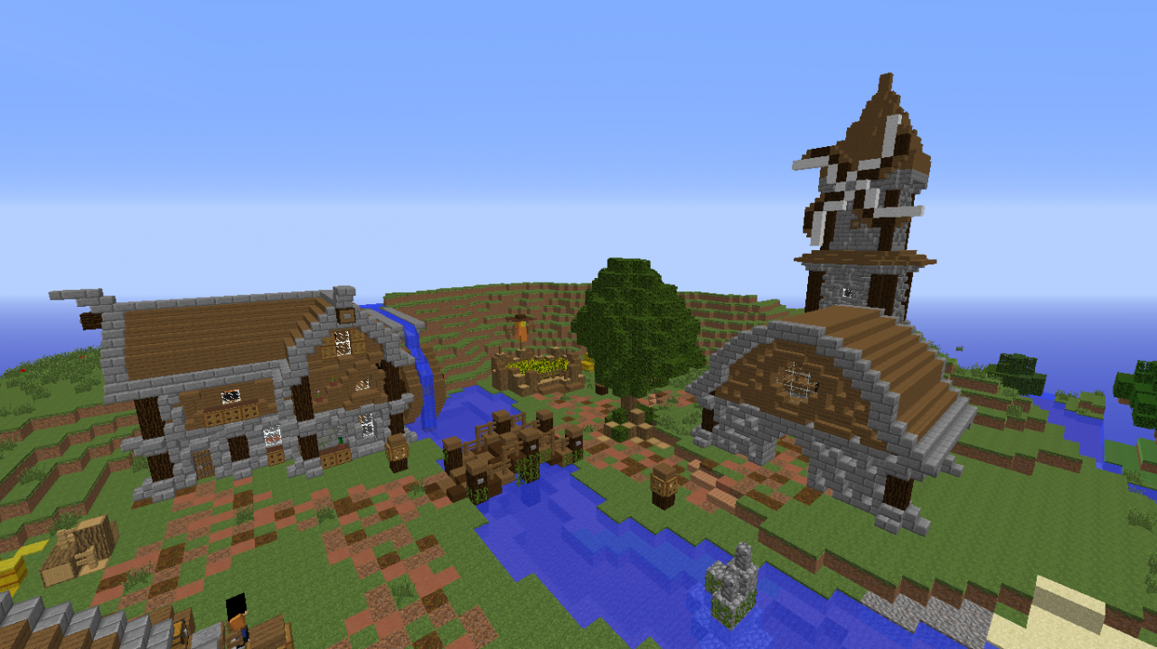 My First village me minecraftis build in 2015 Minecraft Map