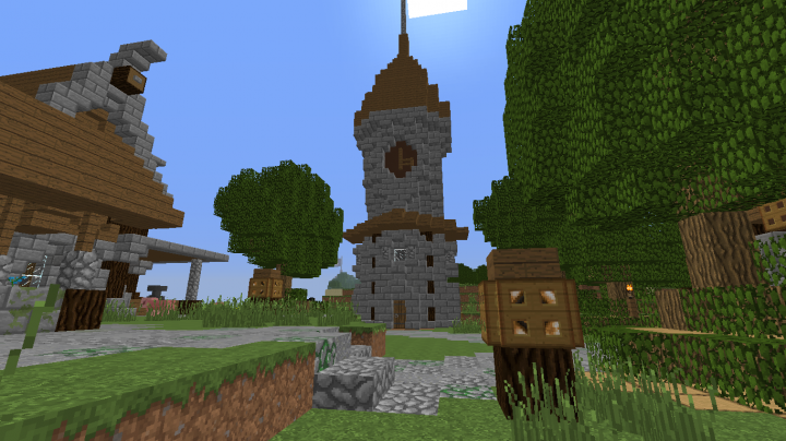 My First village me minecraftis build in 2015 Minecraft Map