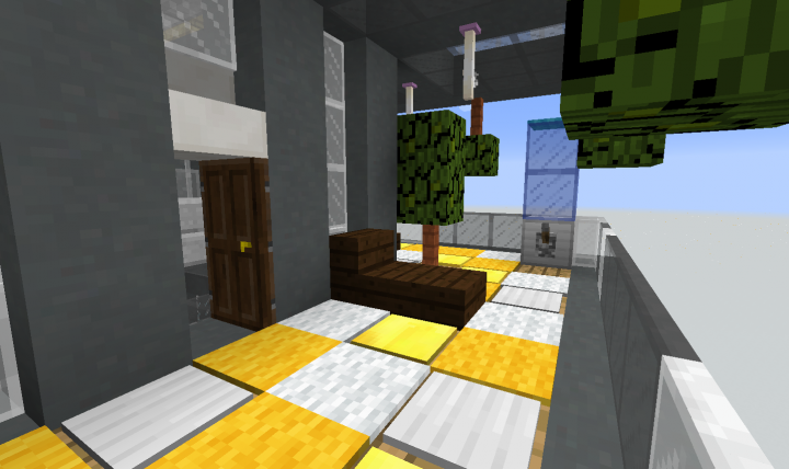 Simple Modern House Minecraft Project