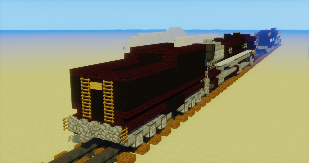 Southern Pacific AC-12 Cab Forward Steam Locomotive Minecraft Map