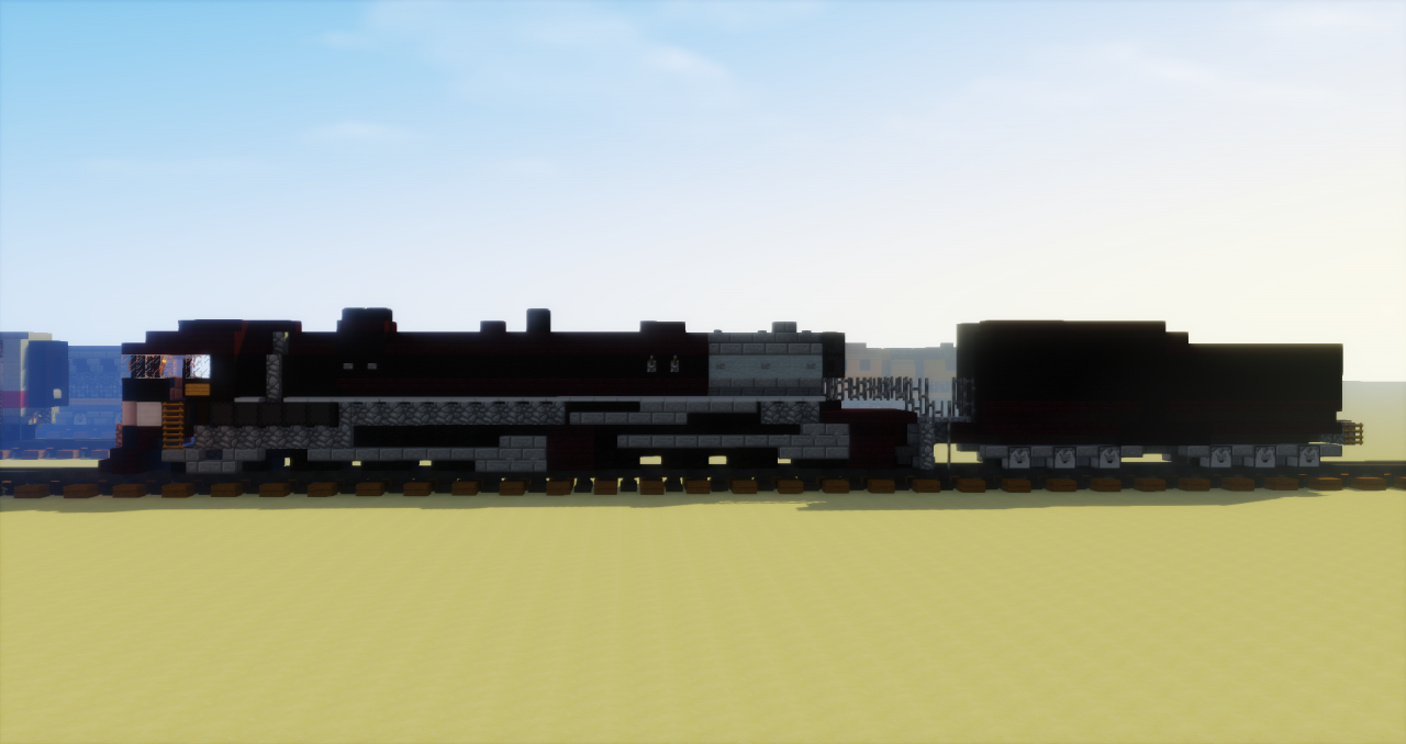 Southern Pacific AC-12 Cab Forward Steam Locomotive Minecraft Map