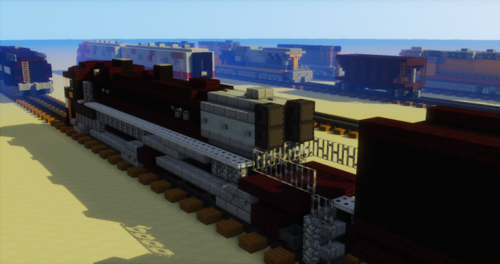 Southern Pacific AC-12 Cab Forward Steam Locomotive Minecraft Map